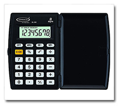 Products: Calculator, Open type Calculator, Jumbo Colour Calculator